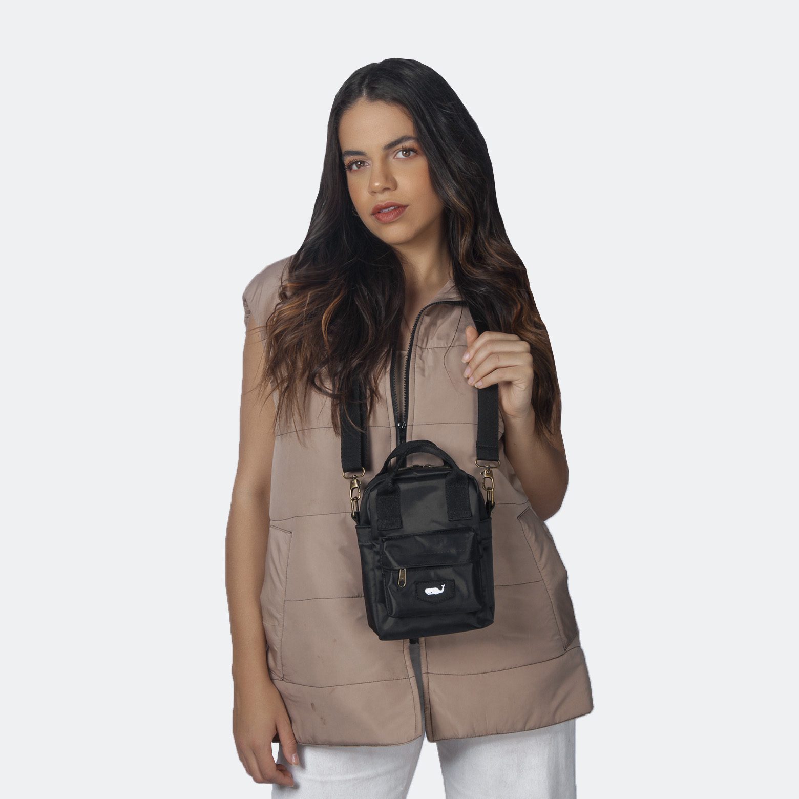 Mini Mochila Preta Mar Profundo – Atero Brasil
